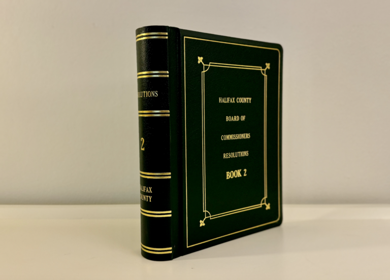 Custom Minute Books with Gold Foil Imprinting and Achival Paper